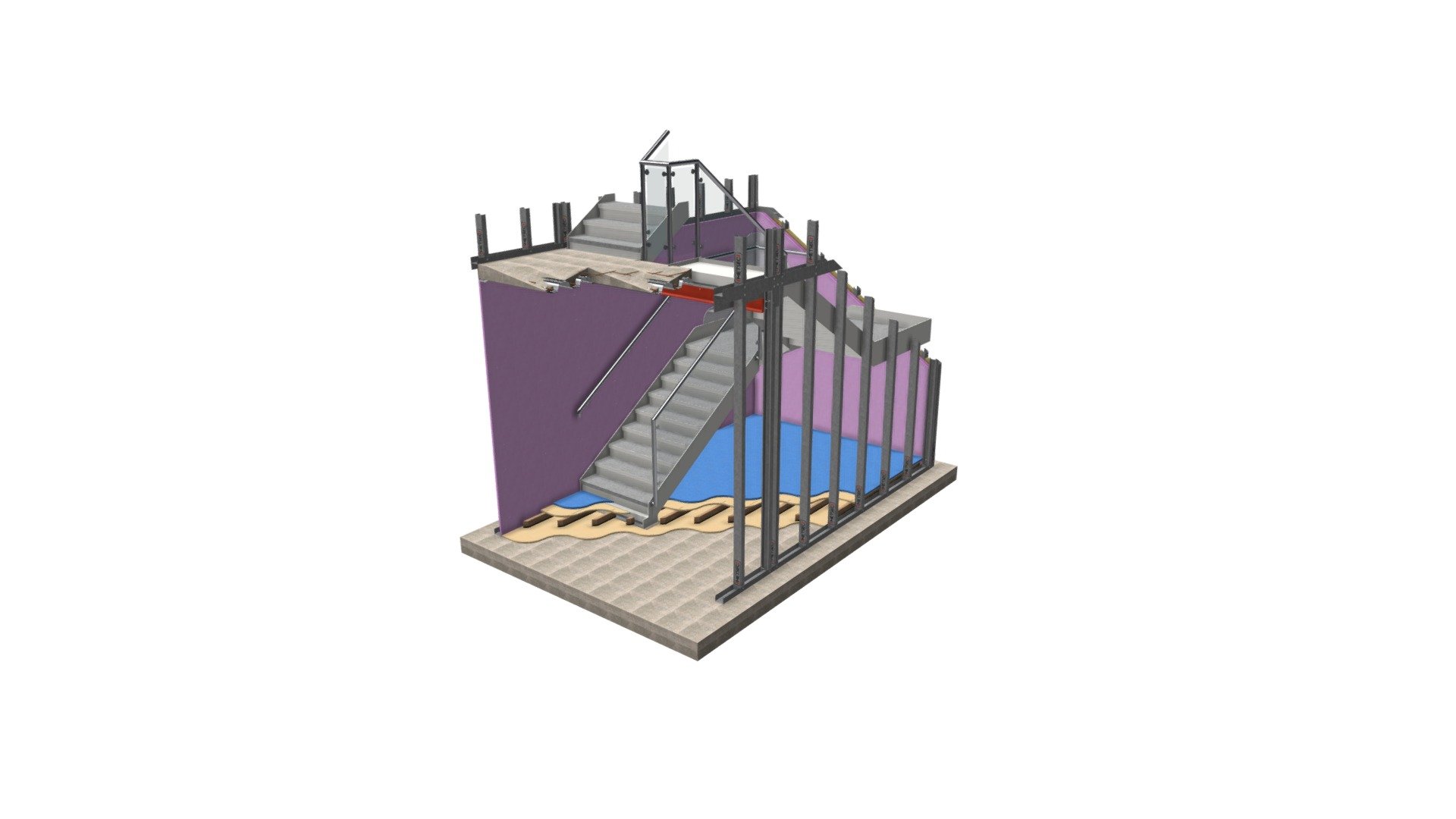 Metsec Detail - D019 - 3D model by bimstore (@Revitspace) [e9c852d ...