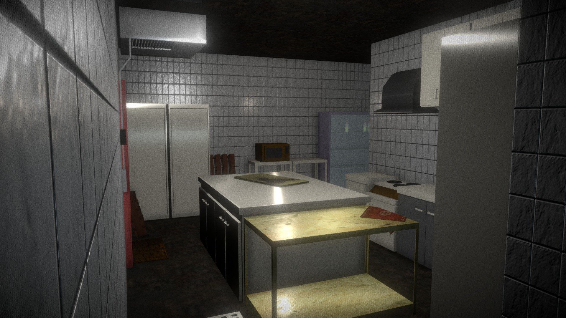 Kitchen - 3D model by Biohazard Rooms (@Perriqueso) [e9c86d0] - Sketchfab
