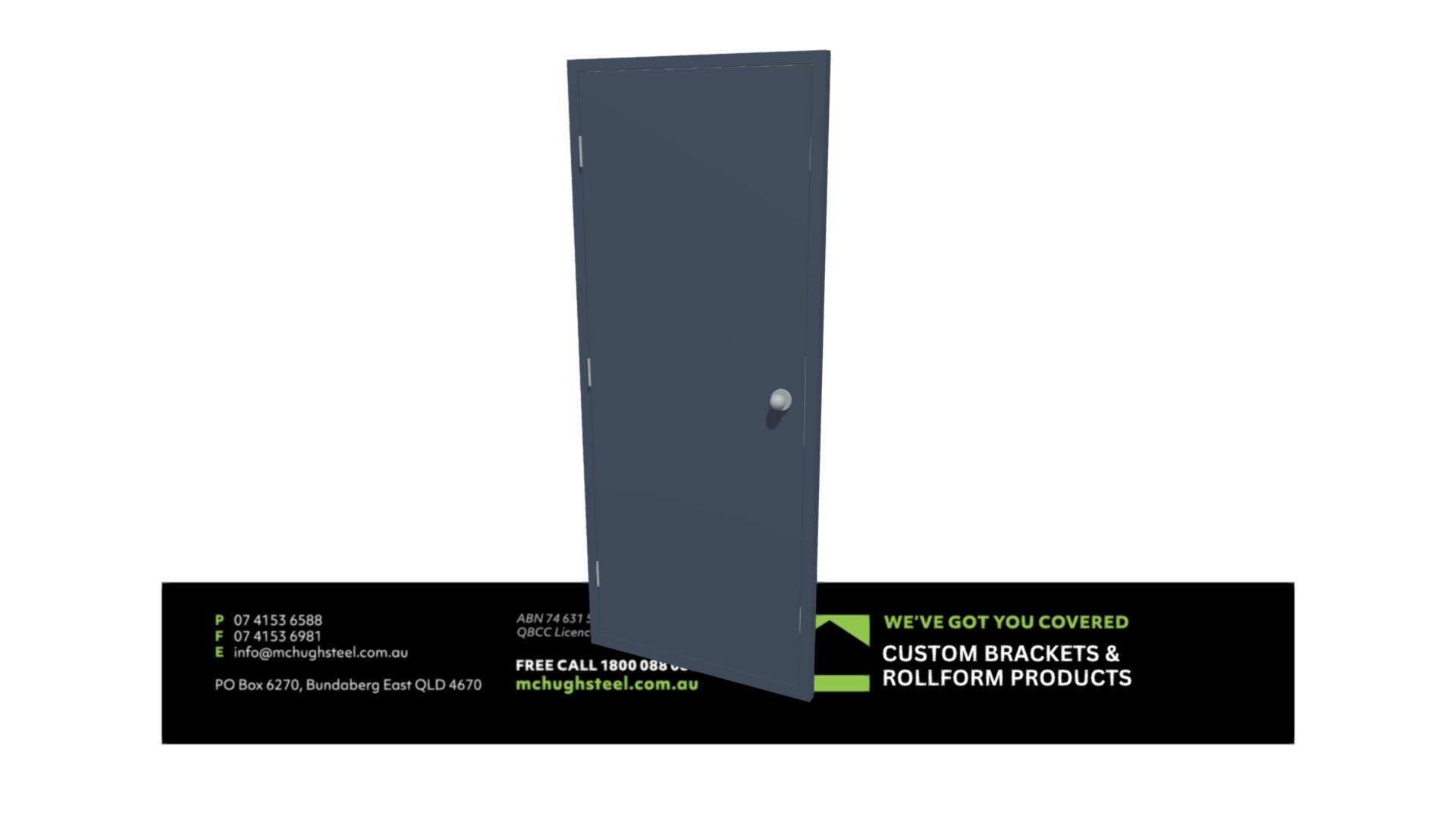 PADO PA Door 820 Single Skin Deep Ocean - 3D model by mchughsteel ...