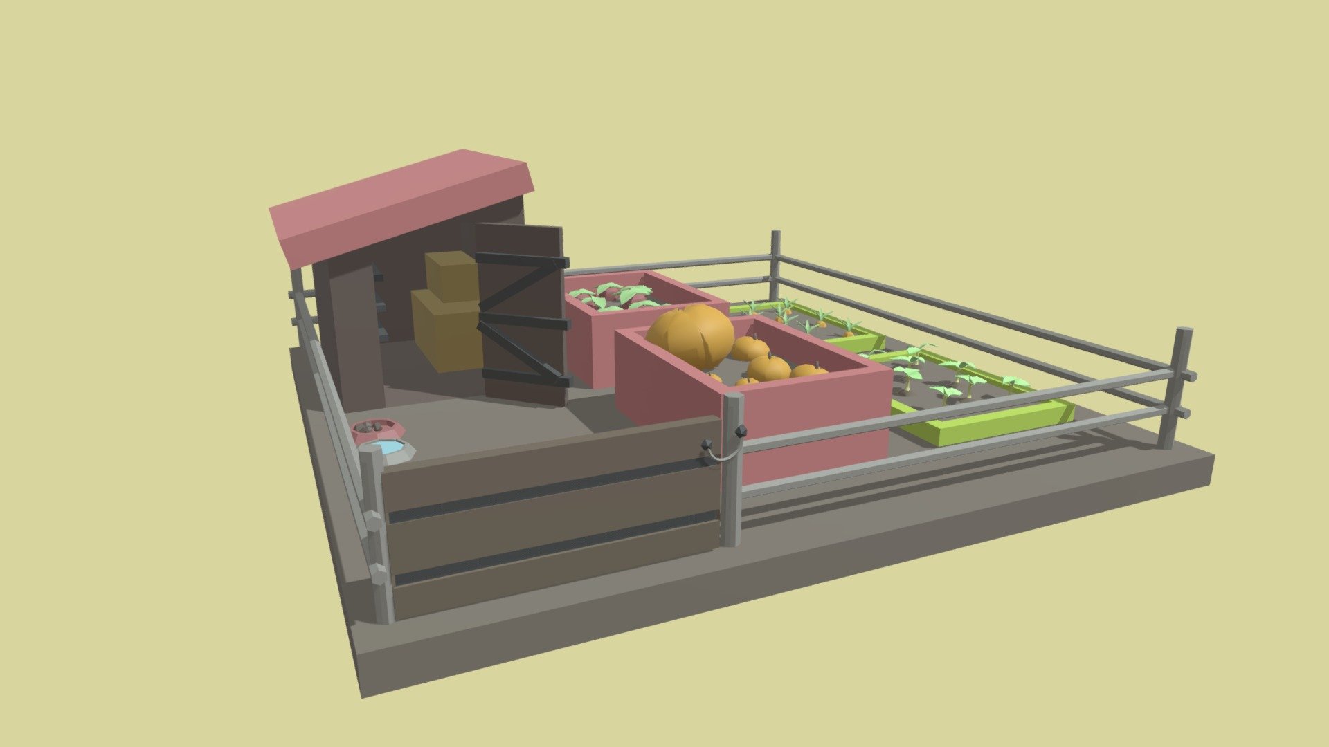 Low Poly Garden - Download Free 3D model by ChristineChan194 [e9ca182 ...
