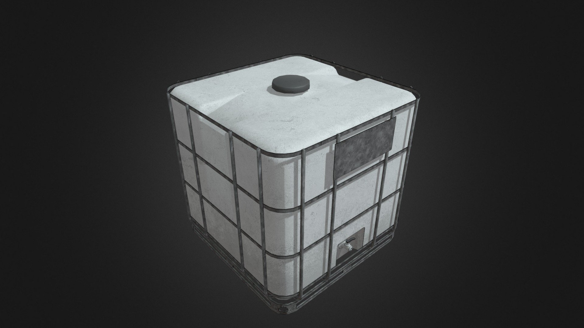 Big plastic water tank - Download Free 3D model by Mouad Hsaine ...