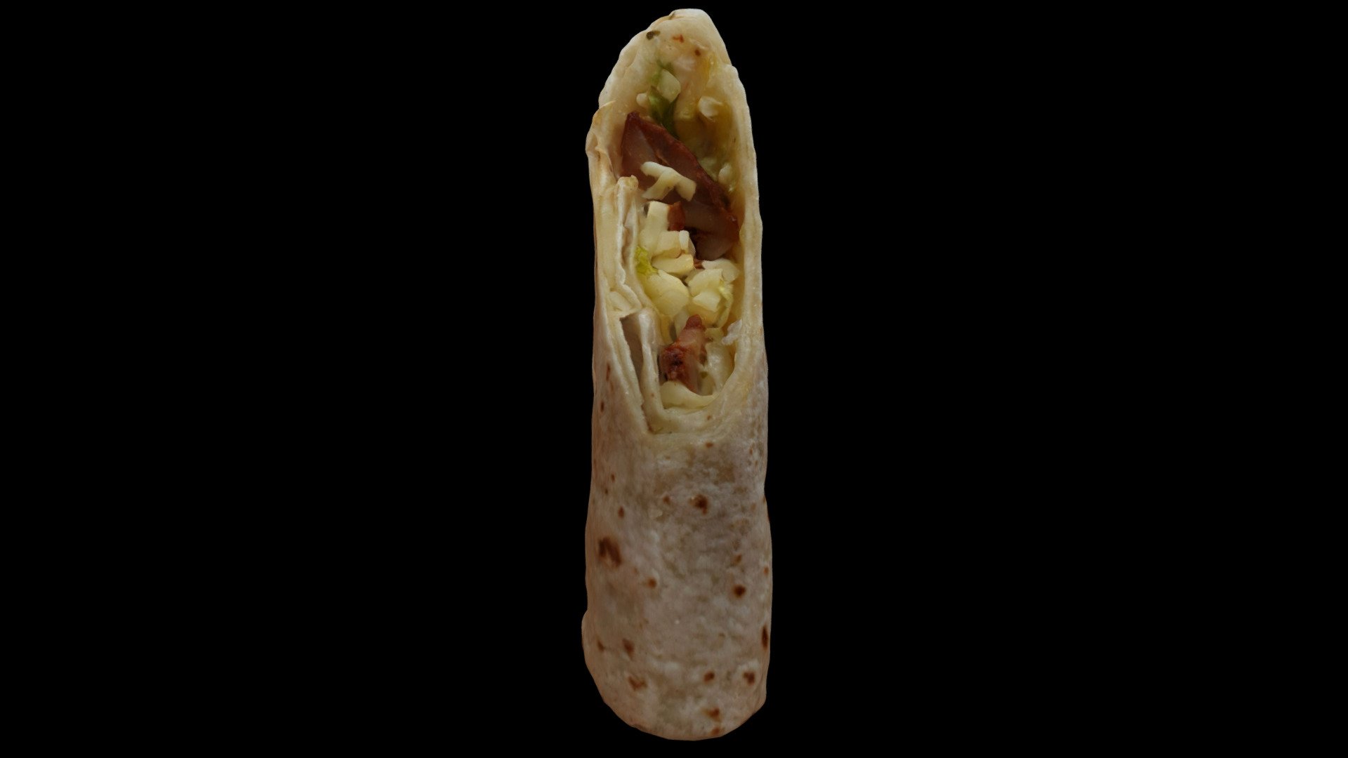 Wrap alone with sliced meat scan - Buy Royalty Free 3D model by vv37 ...