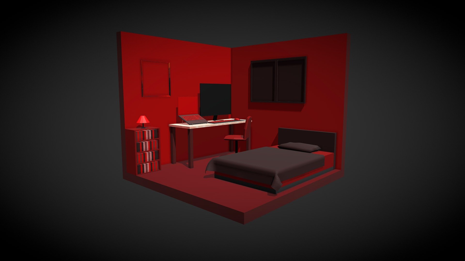 Red Room - 3D model by namtern1022 (@63011211022) [e9ca681] - Sketchfab