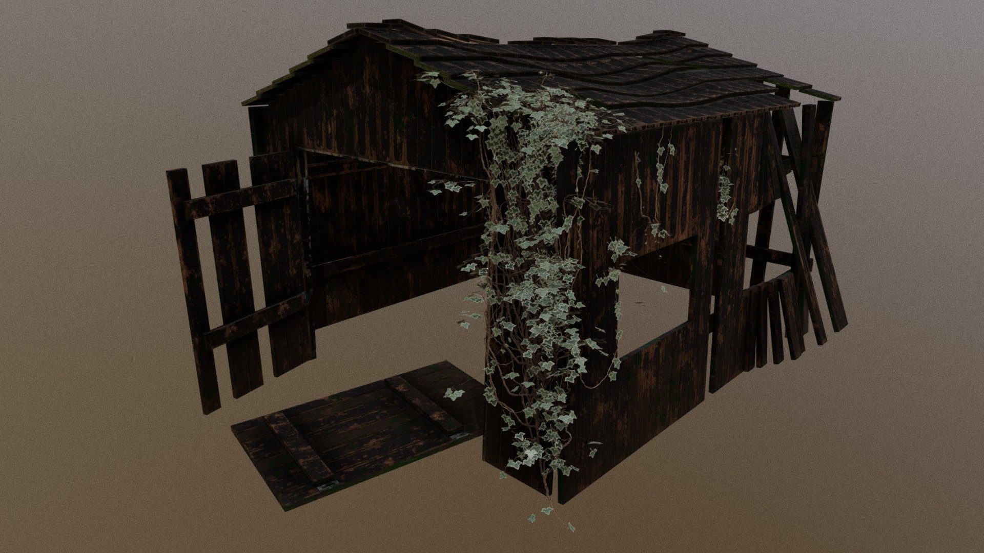 Old Shed - 3D model by Renosto (@gui.renosto) [e9ce148] - Sketchfab