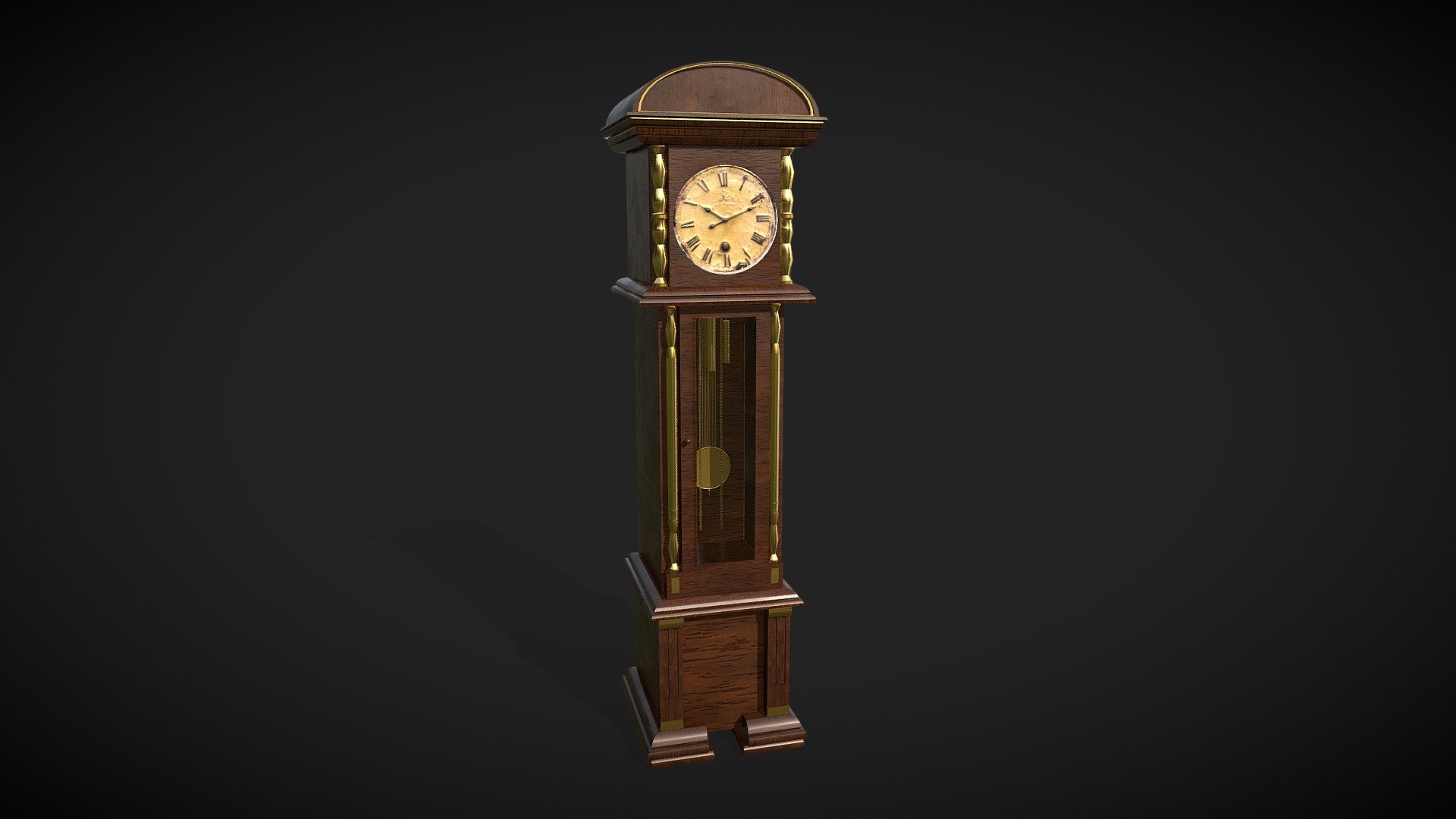 Vintage Clock - 3D model by Tomaster (@tomaaster) [e9ce57c] - Sketchfab