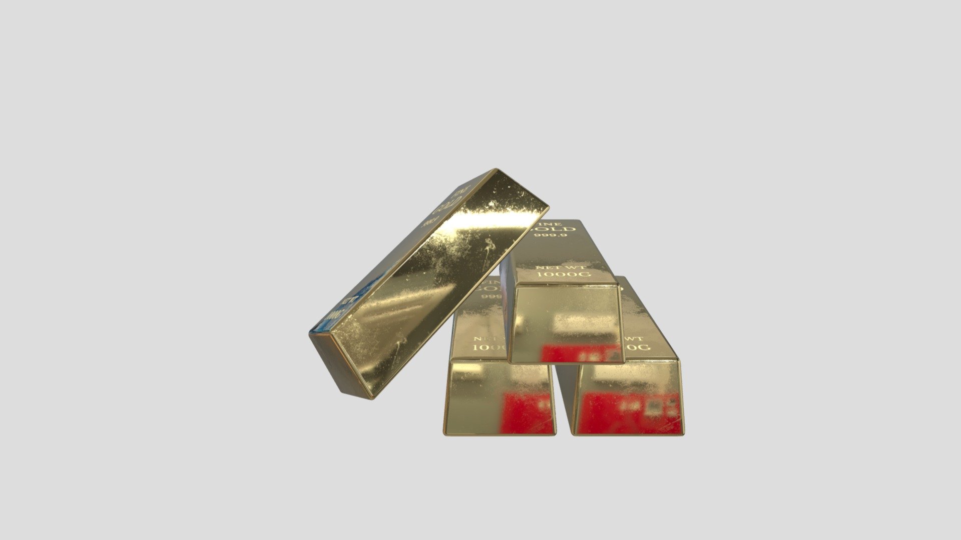 Gold ingot - Download Free 3D model by Artyooooom [e9cf151] - Sketchfab