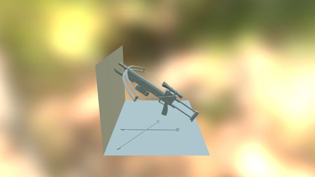 Post Apocalyptic Crossbow - 3D model by seansteps [e9d0007] - Sketchfab