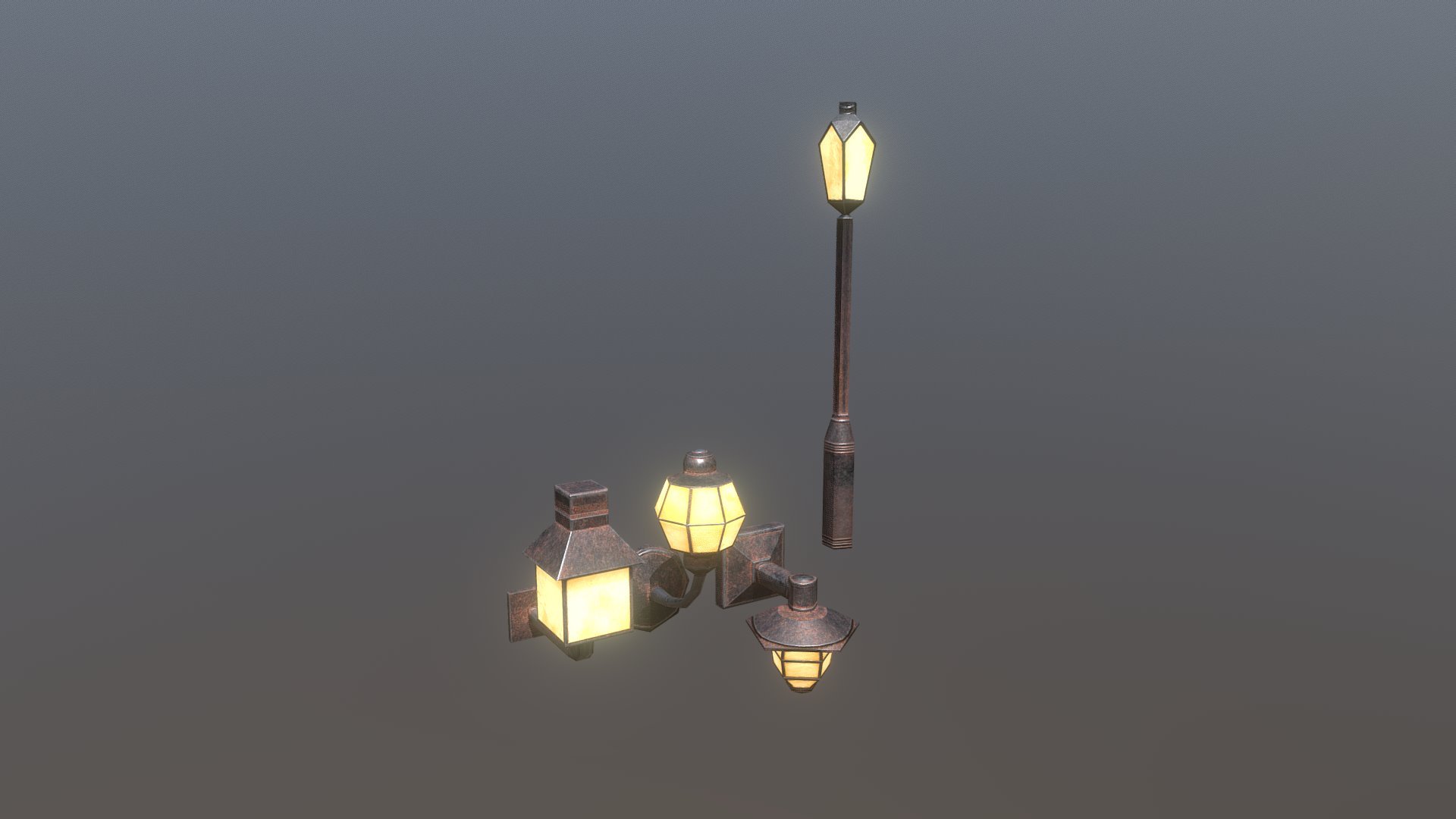 Canal Lights - 3D model by Kennedy98 [e9d00ce] - Sketchfab