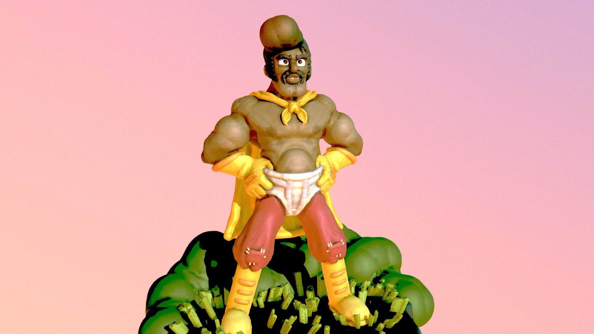 The Pompadour - 3D model by eric3dee [e9d24c8] - Sketchfab