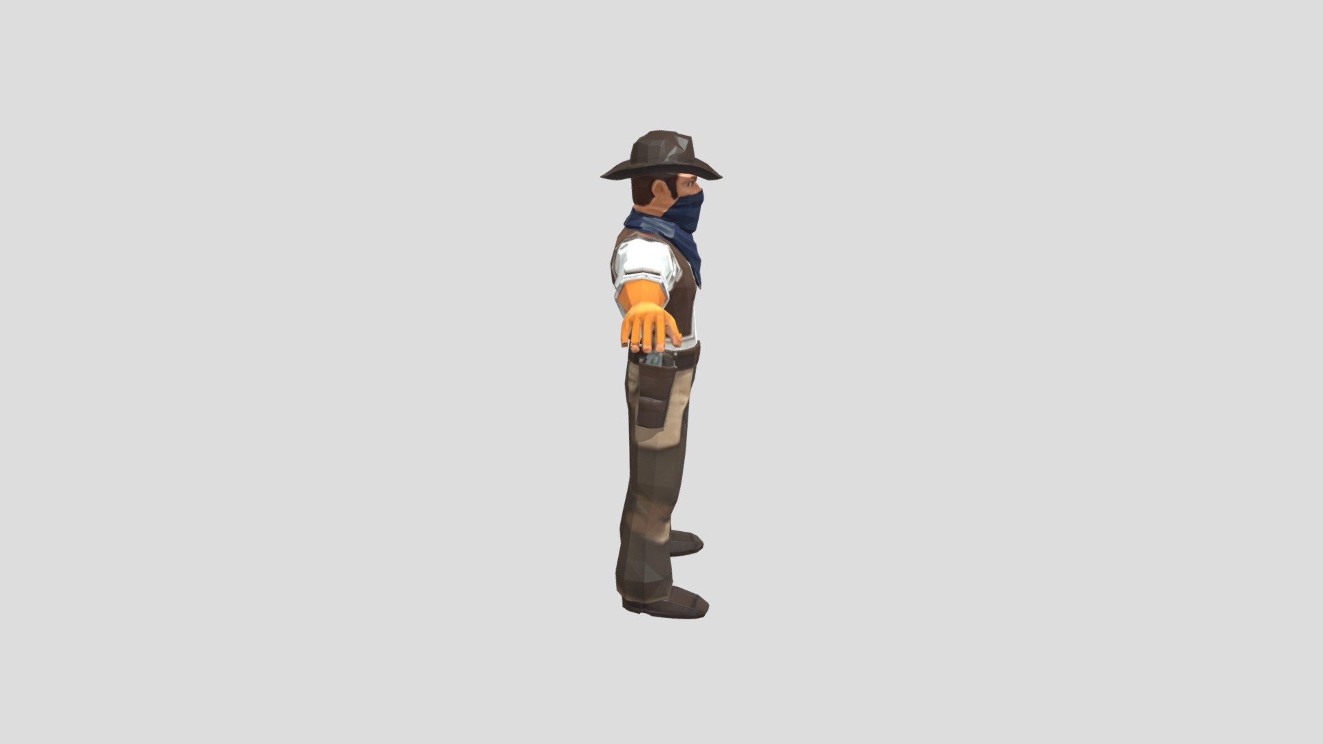 Cowboy bandit RDR2 - Download Free 3D model by mohammad.ashad [e9d3a1a ...