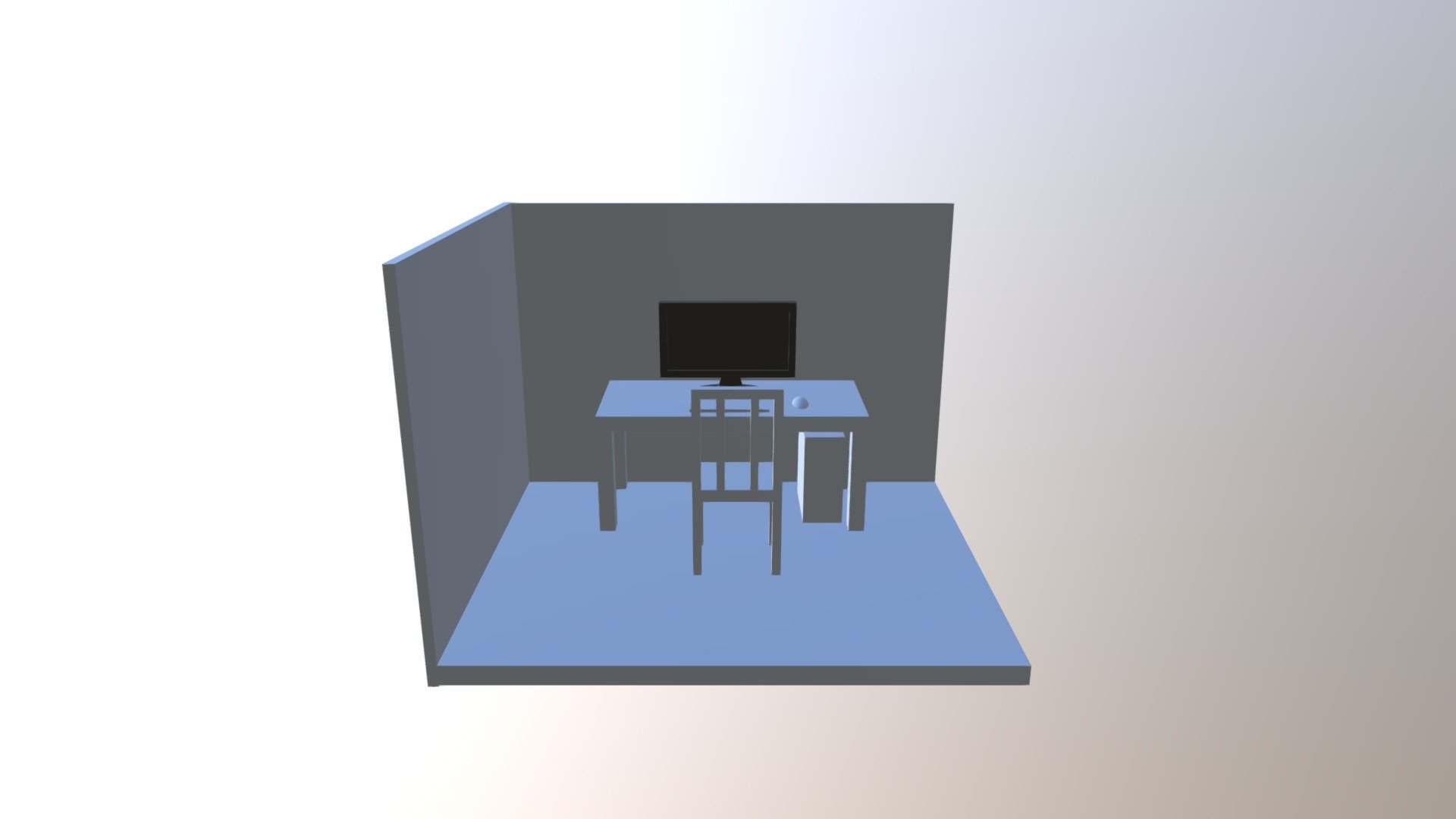 Desk Scene - 3D model by chloe (@chloe122) [e9d5eaa] - Sketchfab