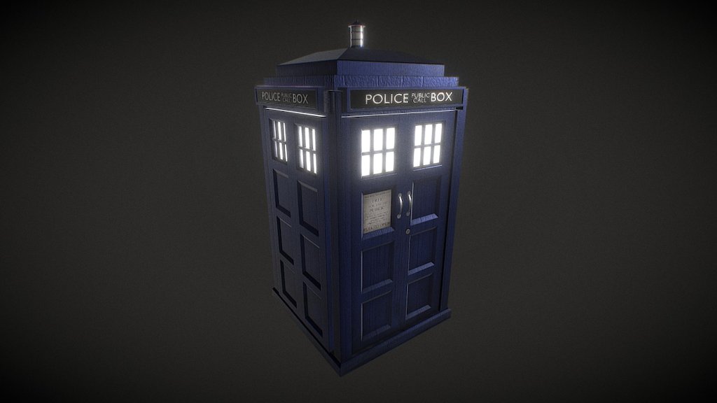 Tardis Model 3d Model By Matt Gilchrist Mattgilchrist E9d72d3 Sketchfab