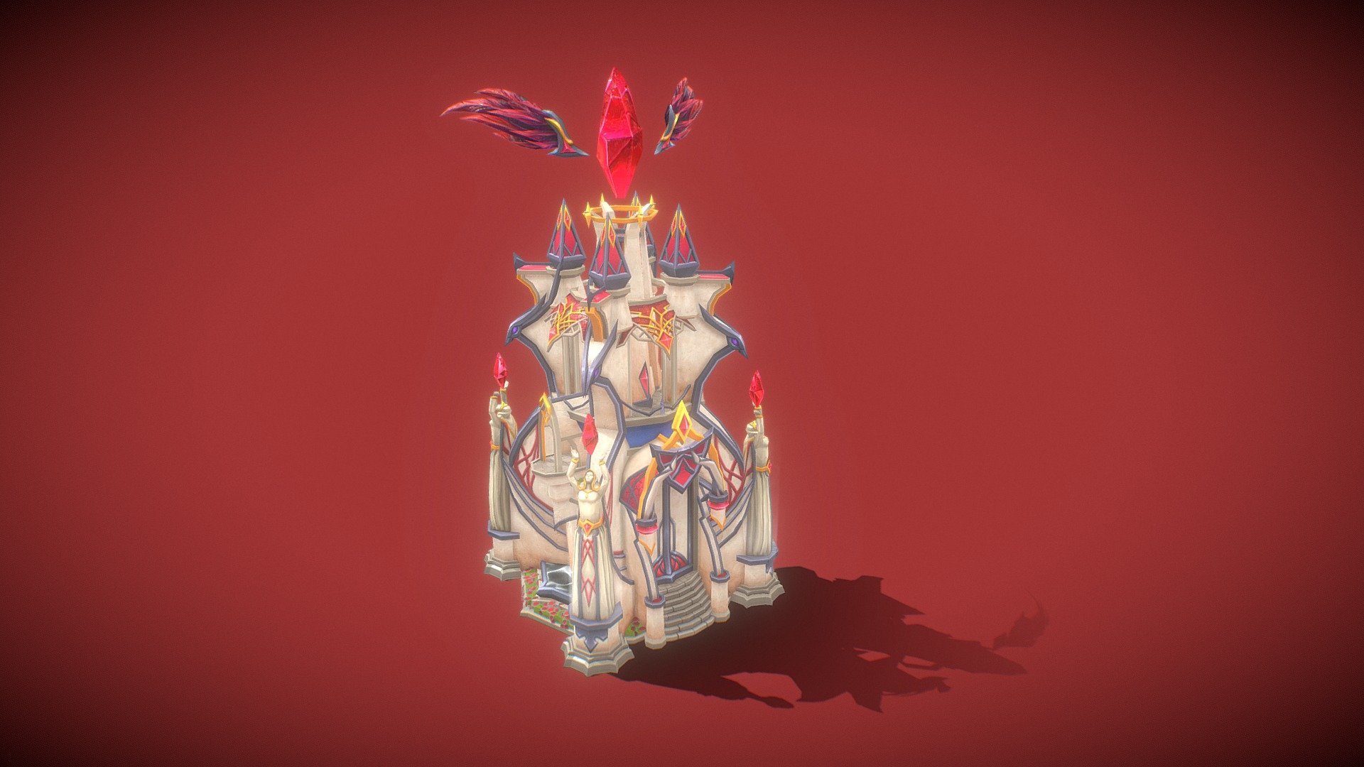 Diamond castle - Buy Royalty Free 3D model by Luna (@StudioLuna ...