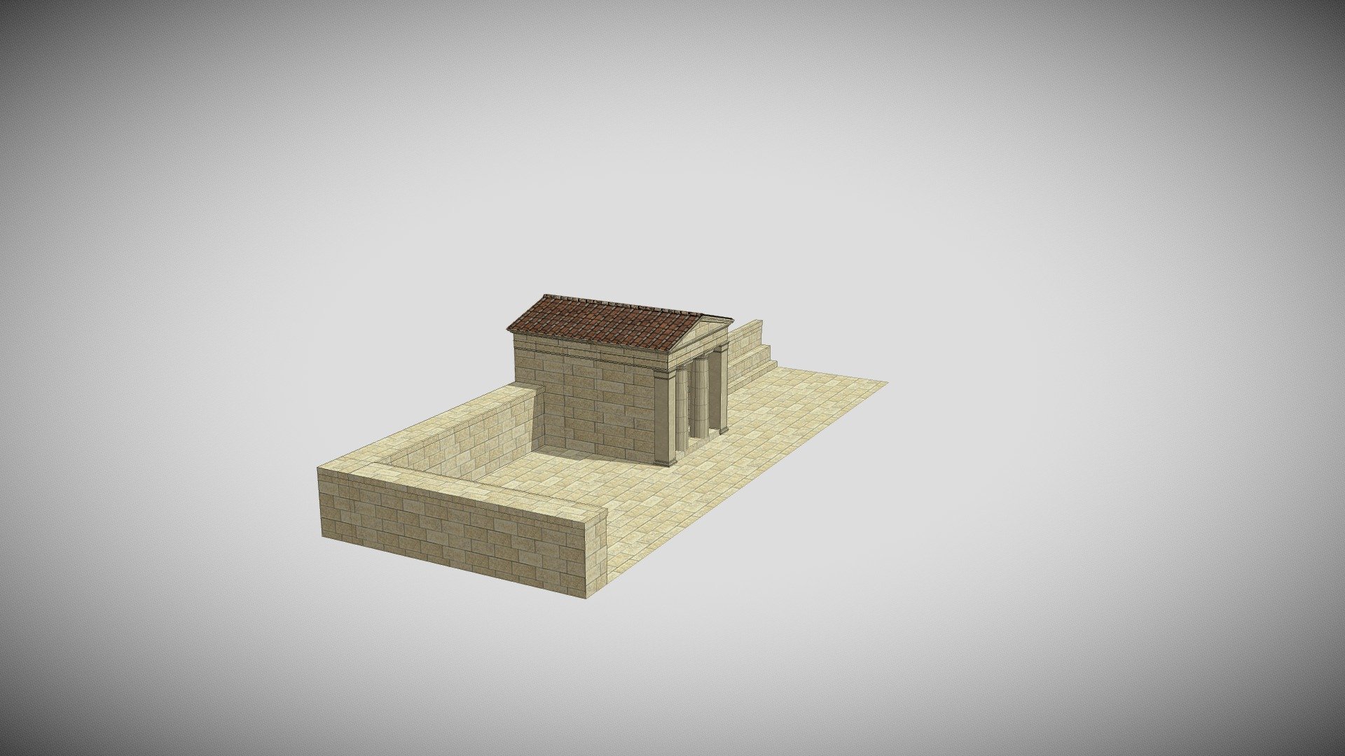 Structure in the Agora of Phoenike (Albania) - 3D model by Tyler Duane ...