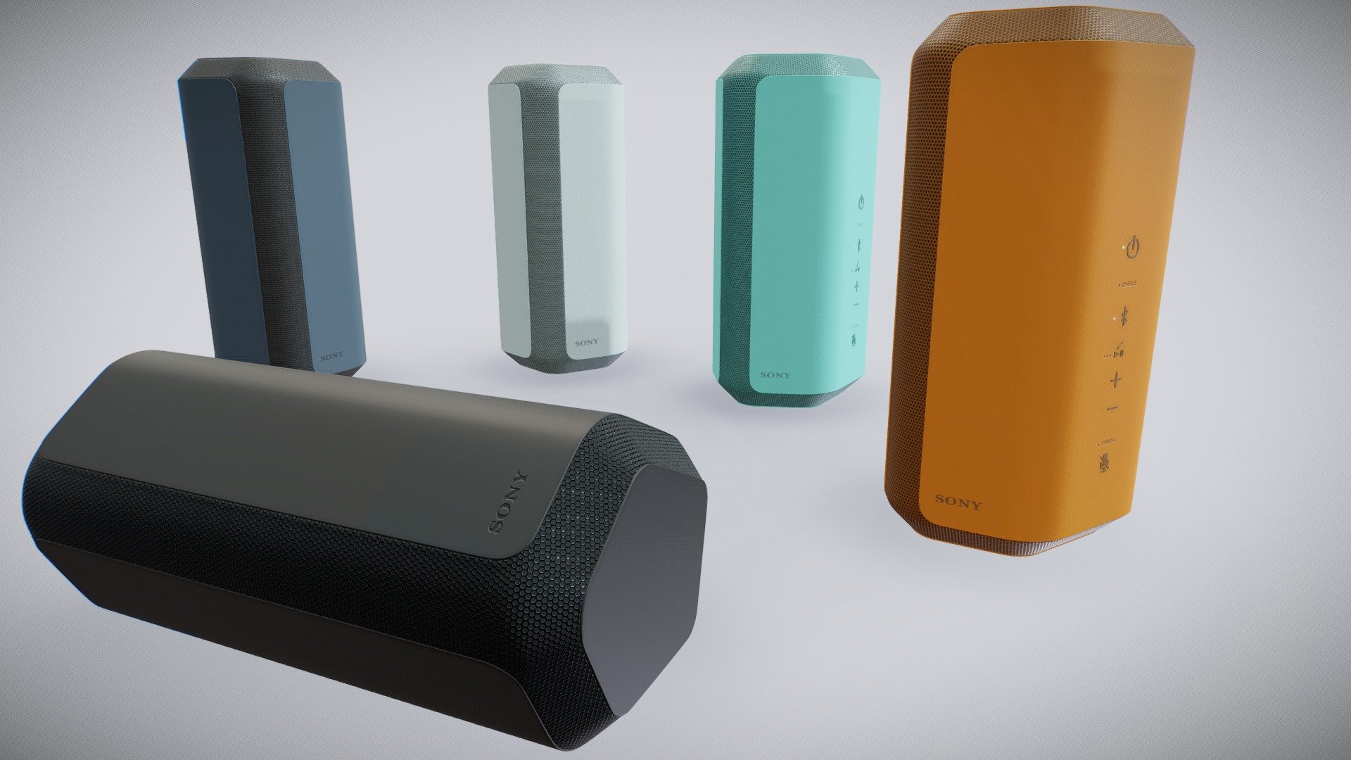 SONY Wireless Speaker SRS-XE300 - 3D model by Sir Erdees (@sirerdees ...