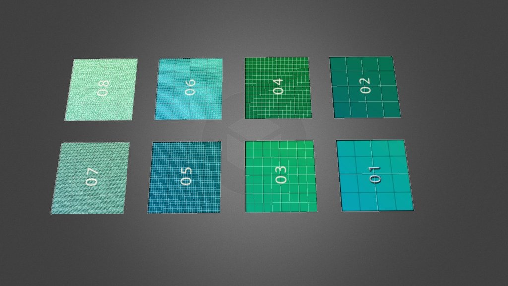 Test Texture Count Sub Divided - 3D model by benchmark3D (@etobler ...