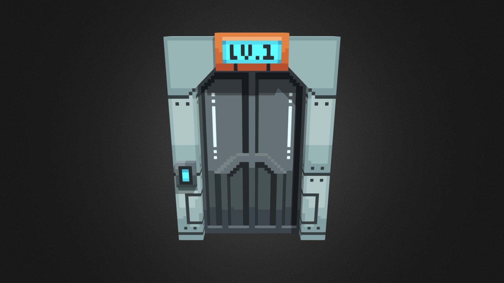 Elevator Door - 3D model by Ora Tron Design (@Ora_Tron_Design) [e9db7b6 ...