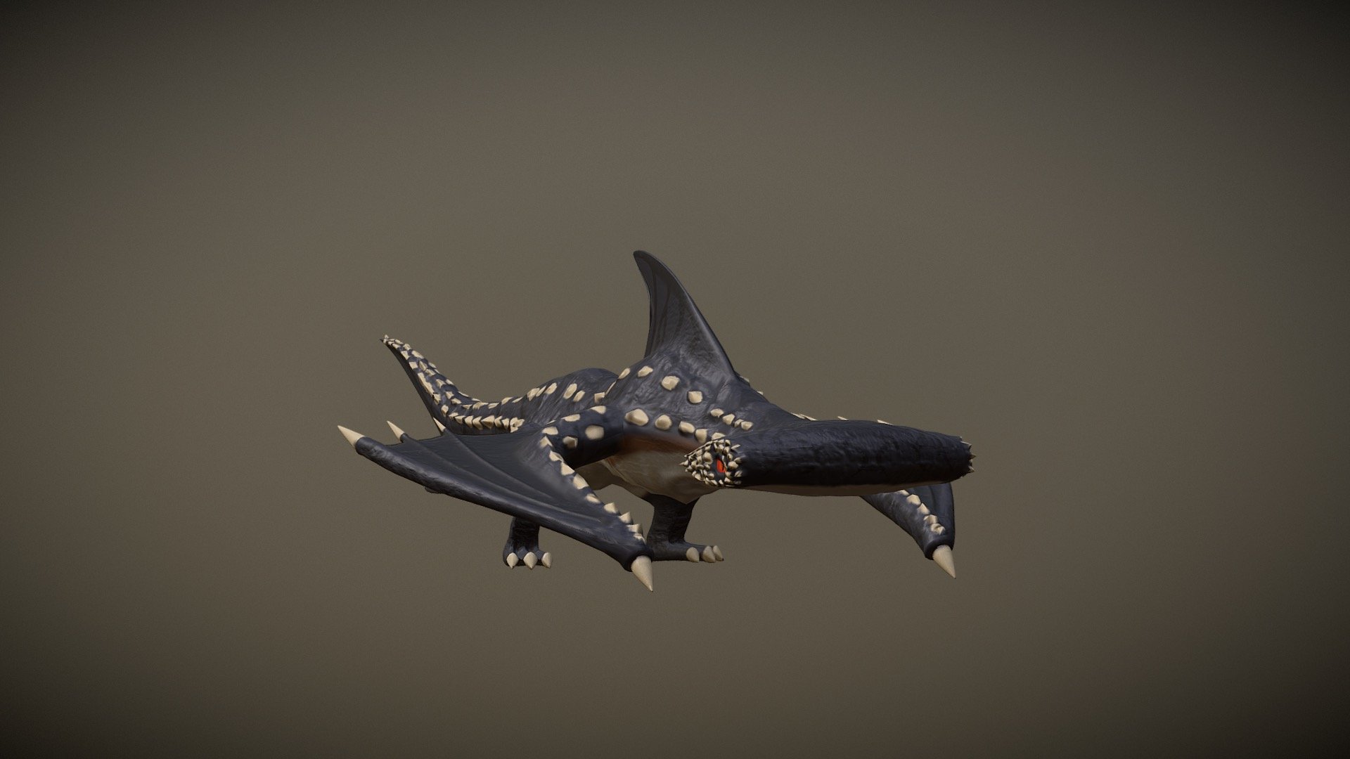 Hammerhead Wyvern - 3D model by ShadowSTR12 [e9dc202] - Sketchfab