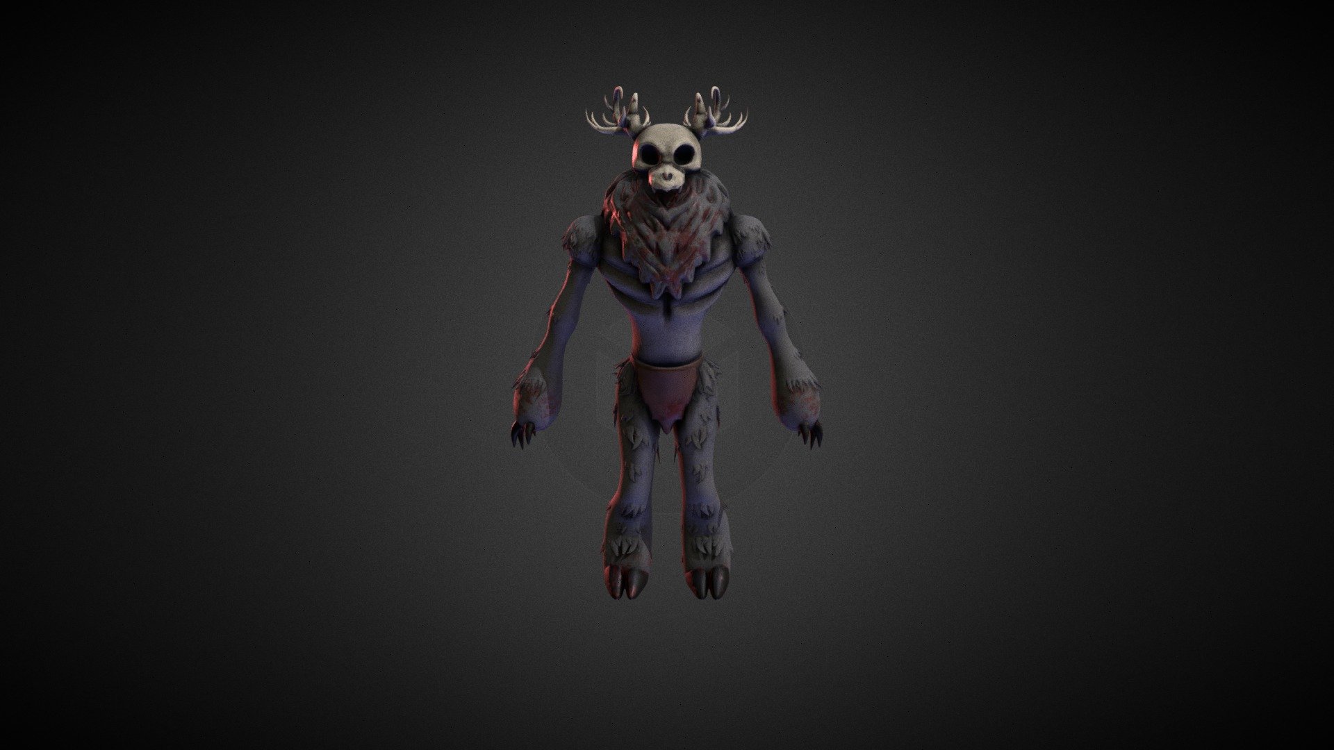 Wendigo Monster - Download Free 3D model by Angelo Almonte (@ang3lo ...