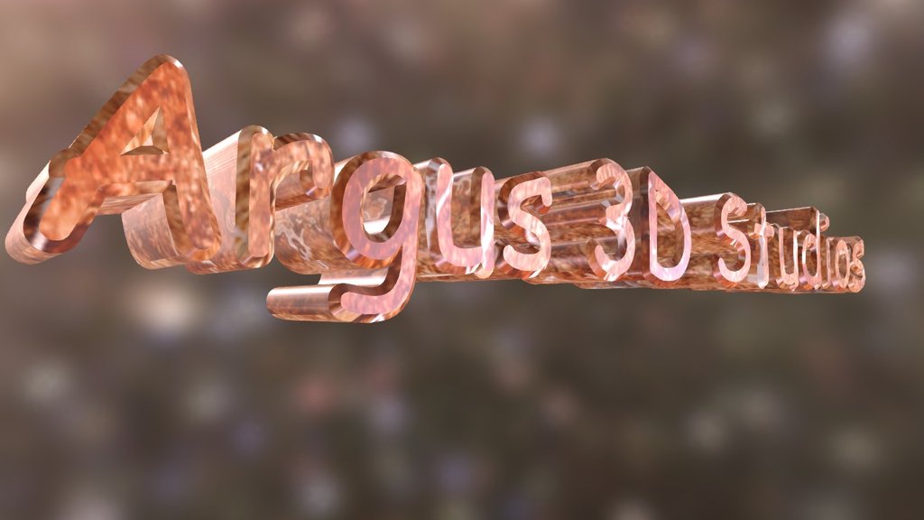 Argus Logo V3 in stone - 3D model by QuickPic3d (@argus.3d.studios ...