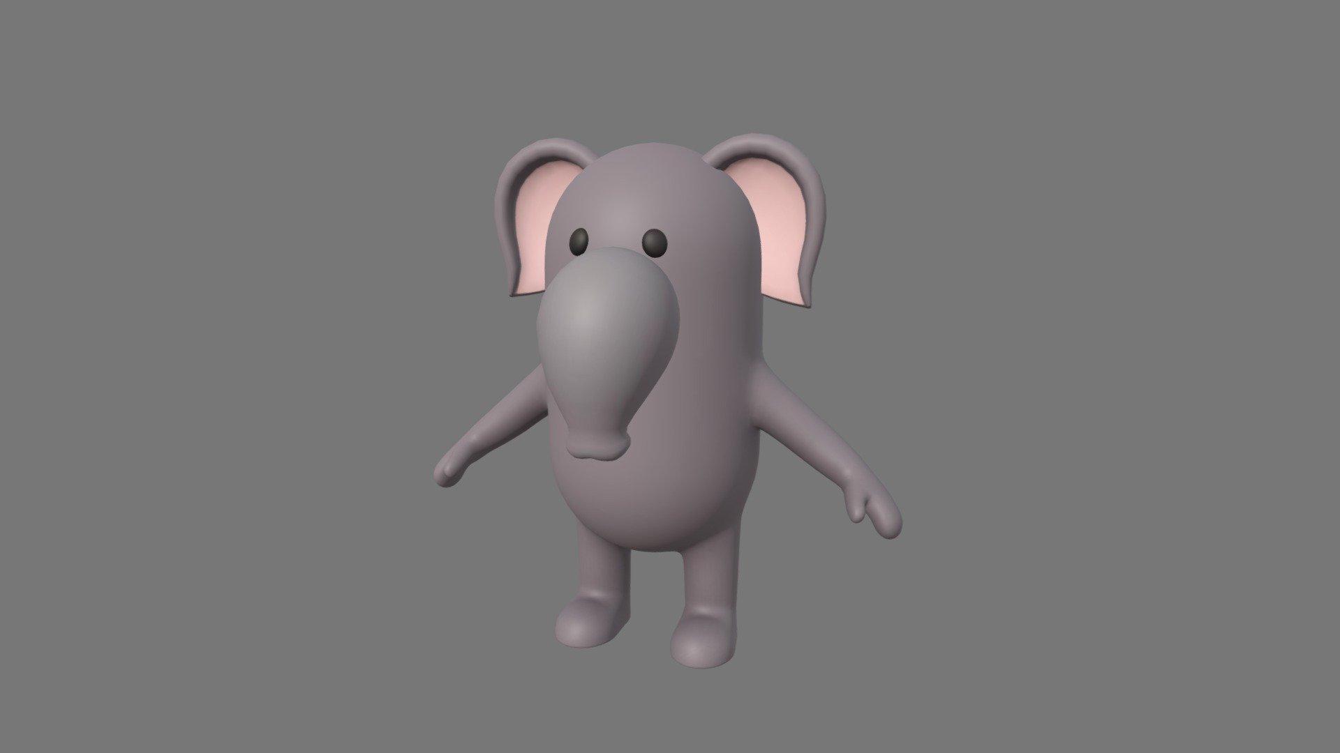 Elephant Character - Buy Royalty Free 3D model by bariacg [e9ddd21 ...