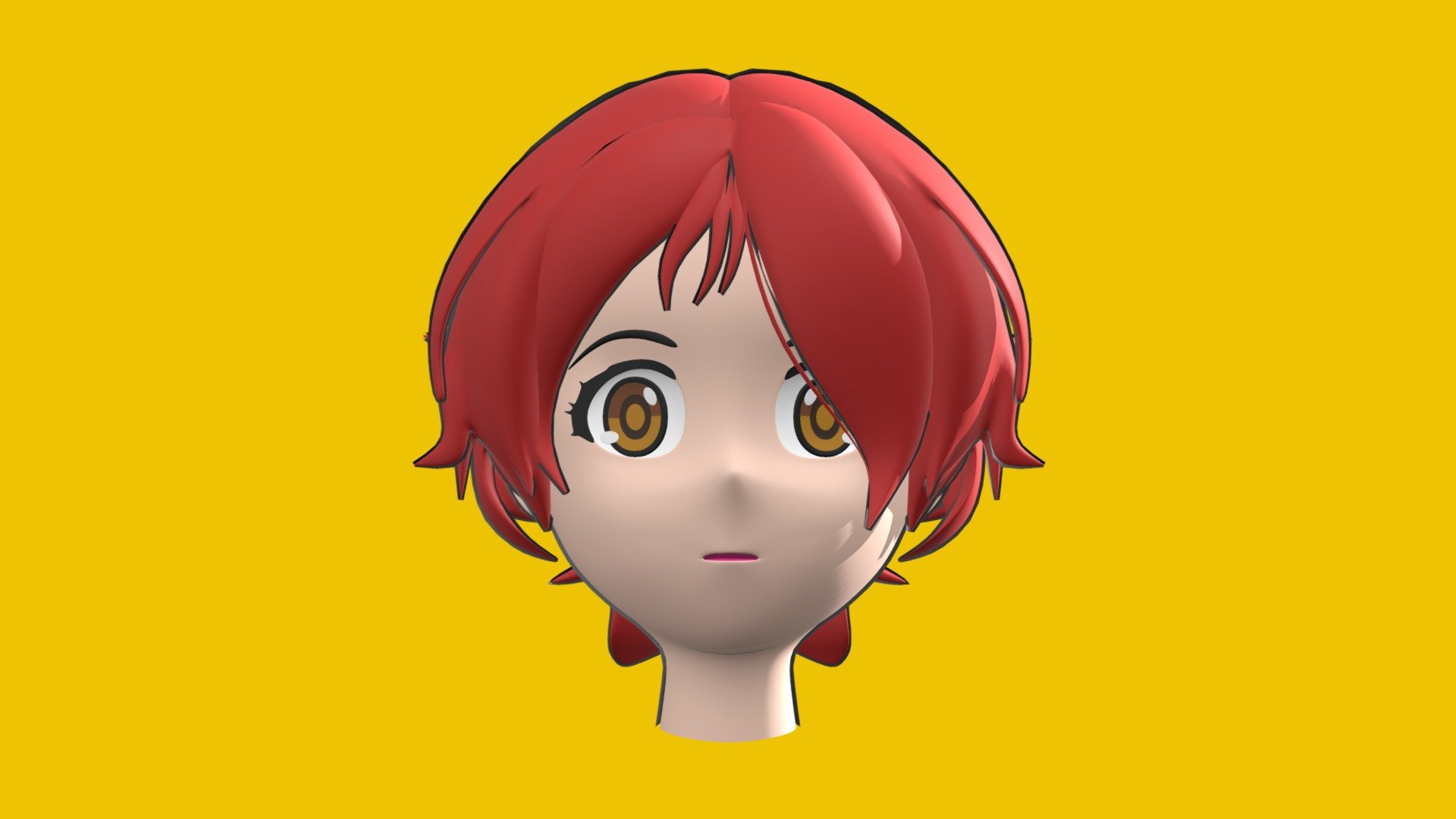 Anime head - 3D model by _Ian.bb (@huy1105) [e9defed] - Sketchfab