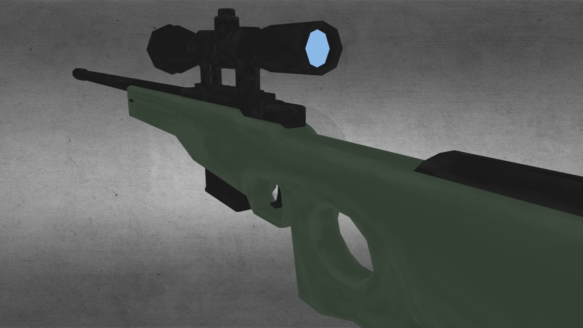 Awp low poly fps game sniper - Download Free 3D model by JhanKiitus ...
