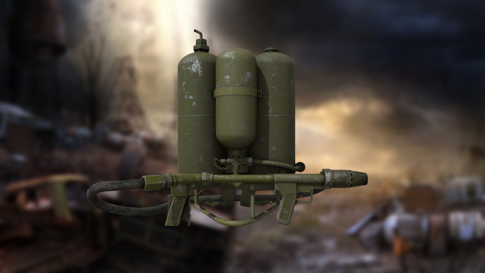 M2_Flamethrower - 3D model by Glenda Studio 3D Outsourcing ...