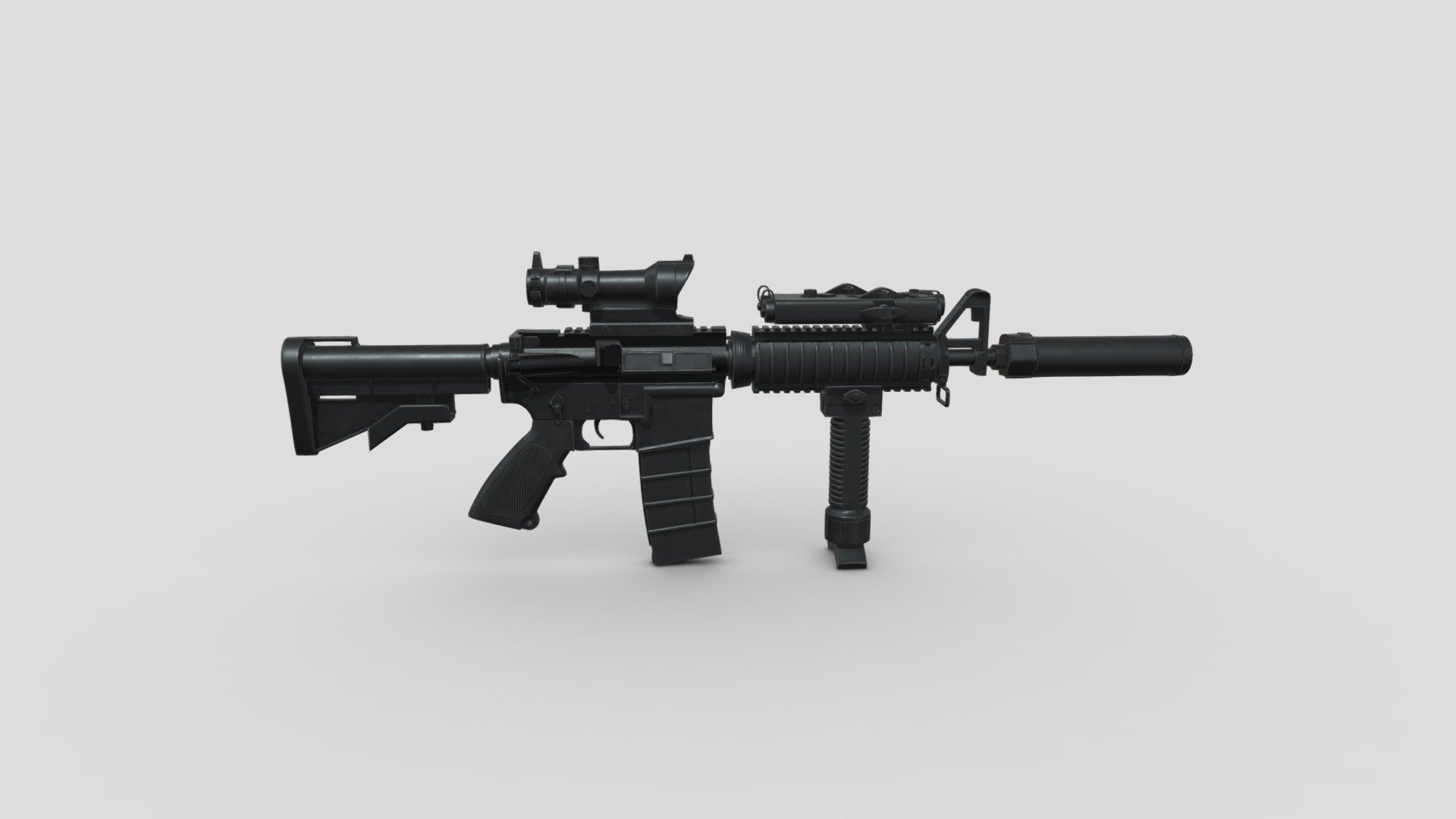 Colt Canada C8SFW - Low Poly - PBR - 3D model by Rutas (@Suandoa ...