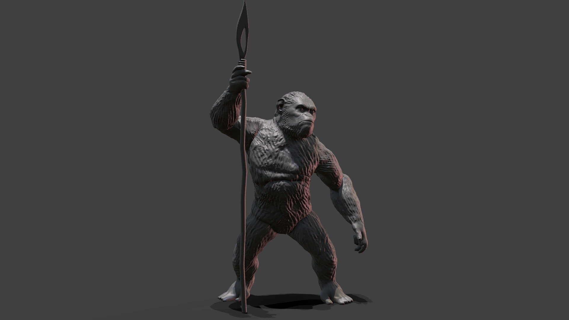 CAESAR inspirited model, POSE 001 WIP - 3D model by Masterclip3D ...