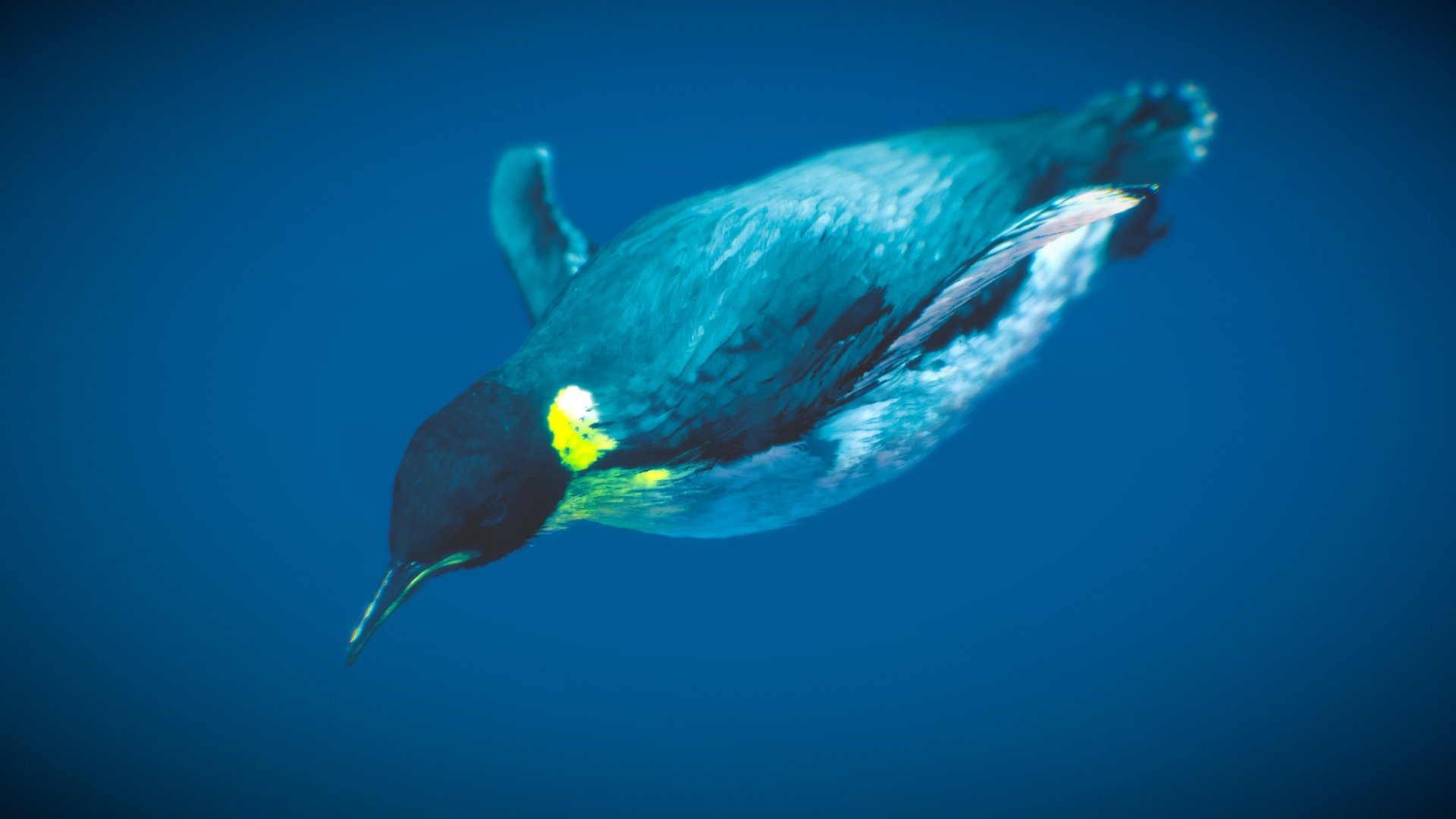 Emperor Penguin ( Underwater ) - 3D model by Nestaeric [e9e48d4 ...