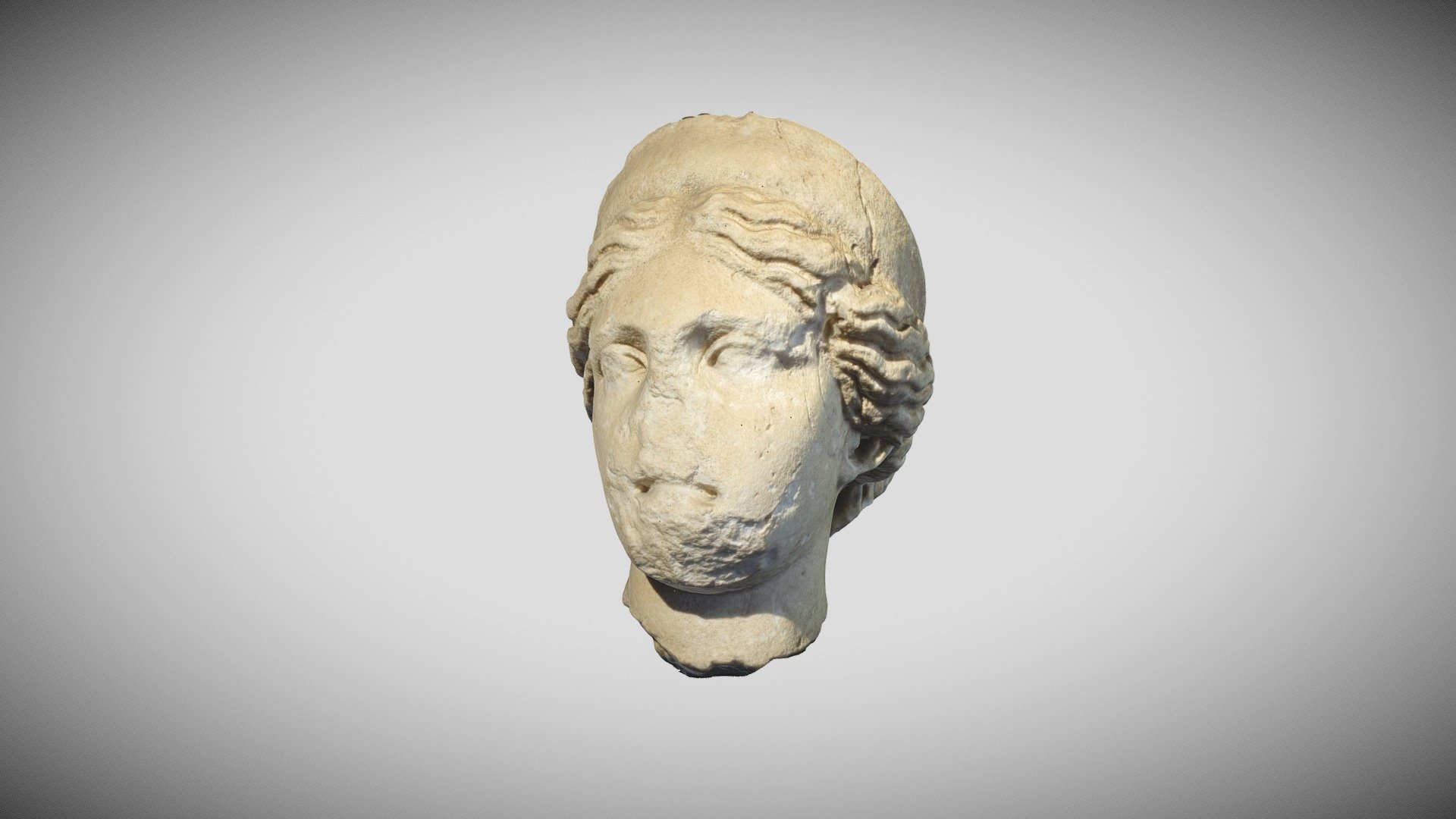 Tête de femme - 3D model by Mehdi Benssid (@mehdibenssid) [e9e6cac ...