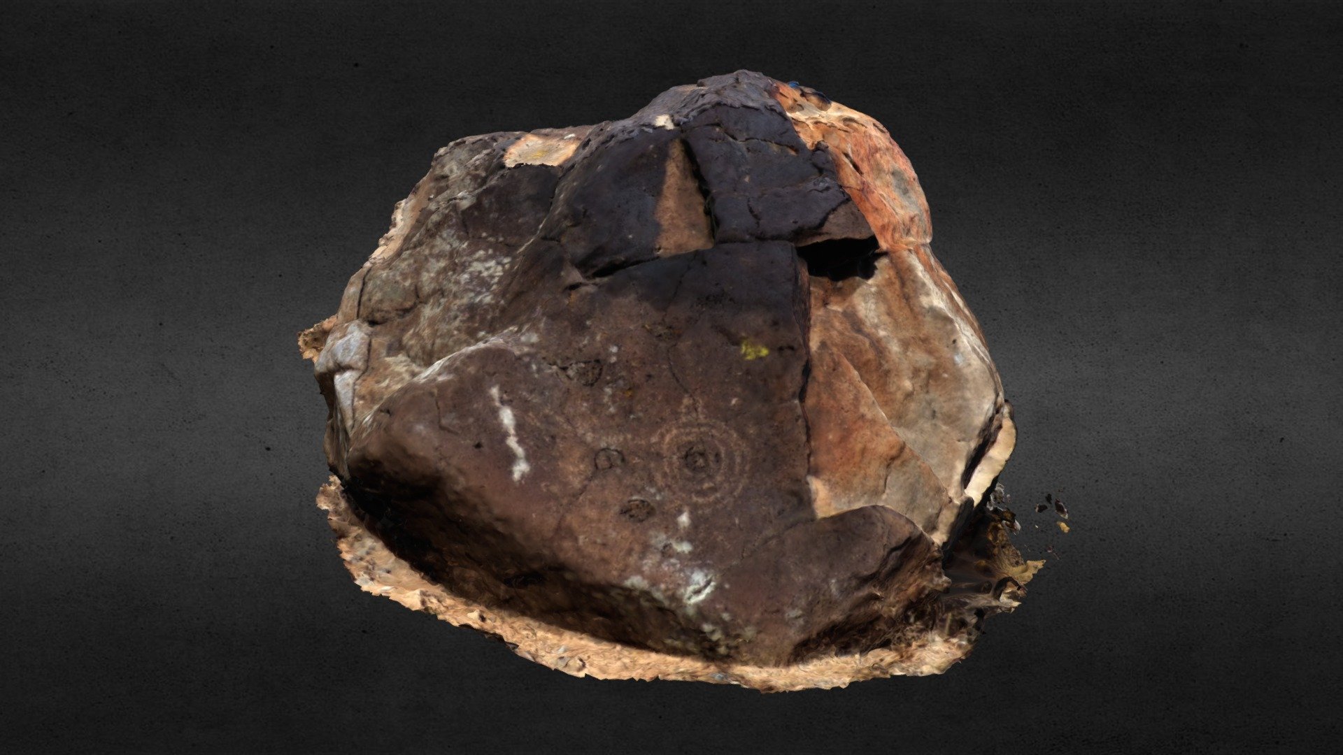 Concentric Circle Speaking Stone (07-026-001) - Download Free 3D model ...