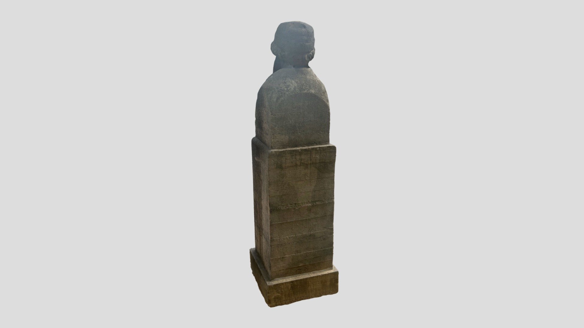 Statue of Gutenberg at Gutenberg-Uni in Mainz - Download Free 3D model ...