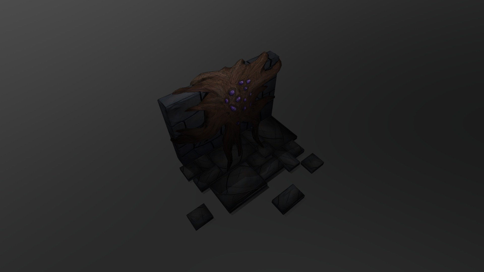 Hand Painted, Cursed Roots - 3D model by Marcelo Alves (@Cettryc ...