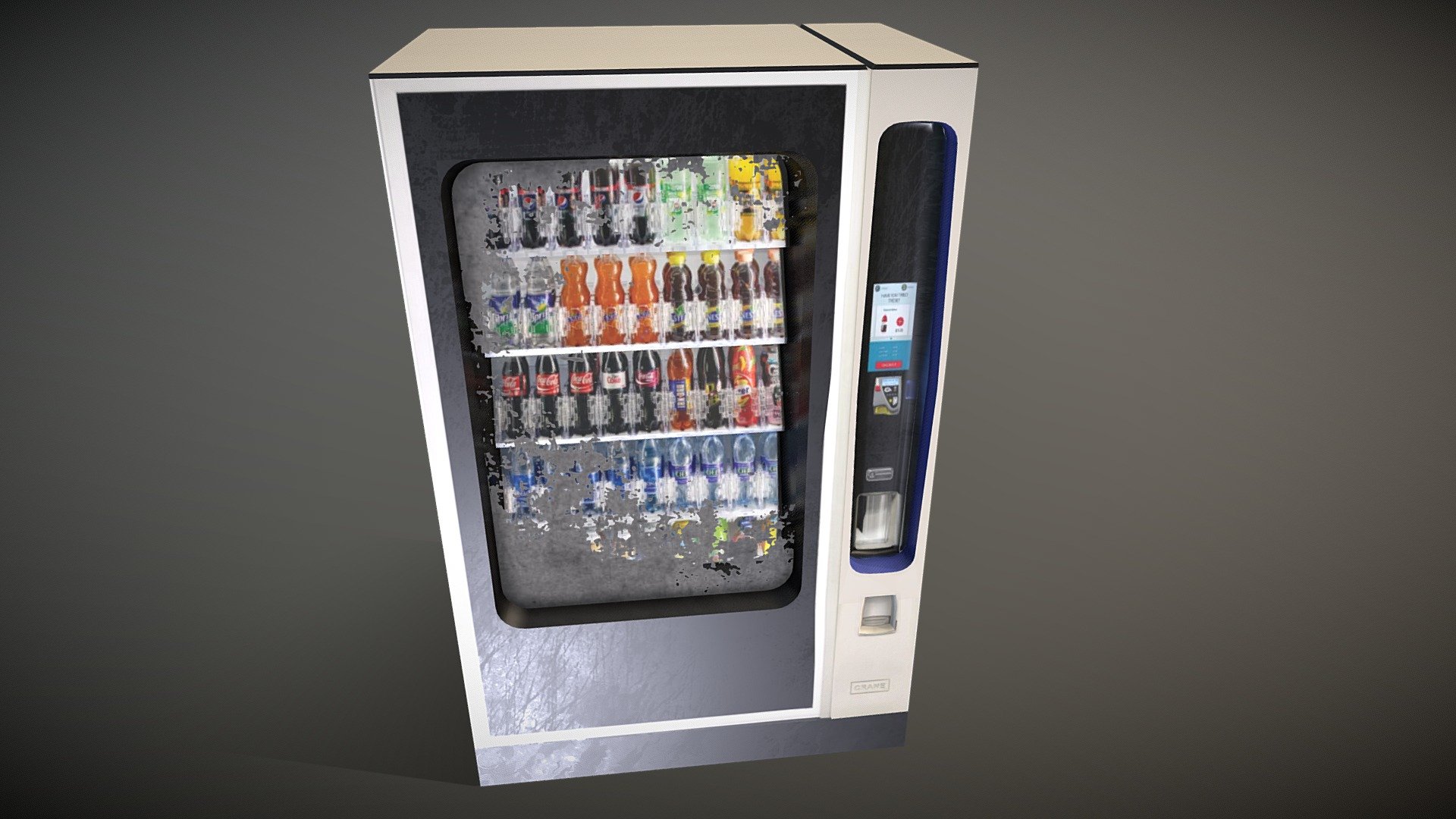 Beverage Vending Machine (Low Poly prop) - 3D model by Derfmode [e9eb0ba] - Sketchfab