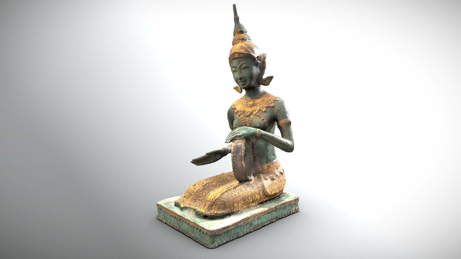 Female Rammana Musician Statue - Download Free 3D model by Jordan F ...