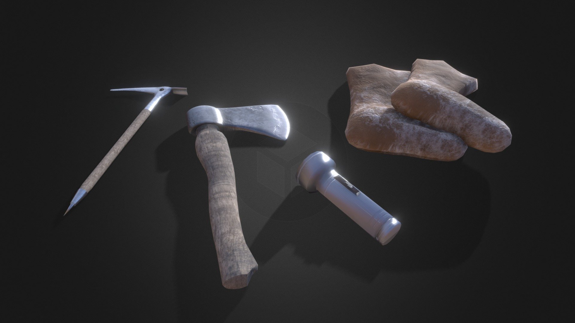 Wilderness USSR survival equipment - 3D model by Viktoriia Popova ...