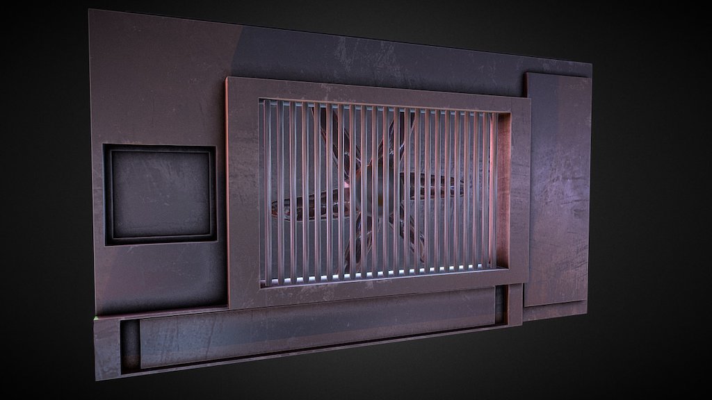 Industrial ventilation fan - 3D model by Bogdan Georgescu (@bondaru ...