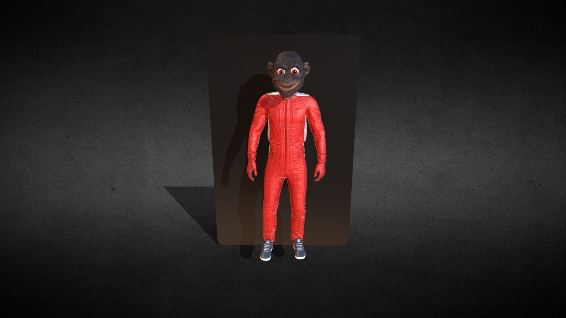 Monkey B - 3D model by ArefMerhi [e9ed236] - Sketchfab