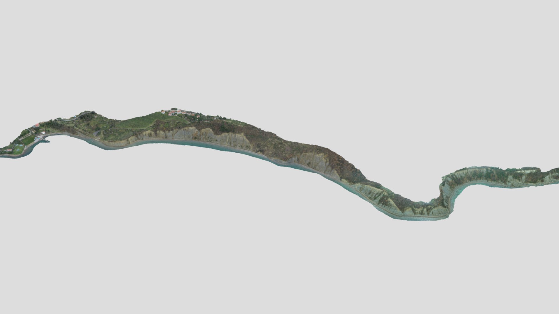 Strunjanski klif - pregledni model - 3D model by Department of Geology, University of Ljubljana ...