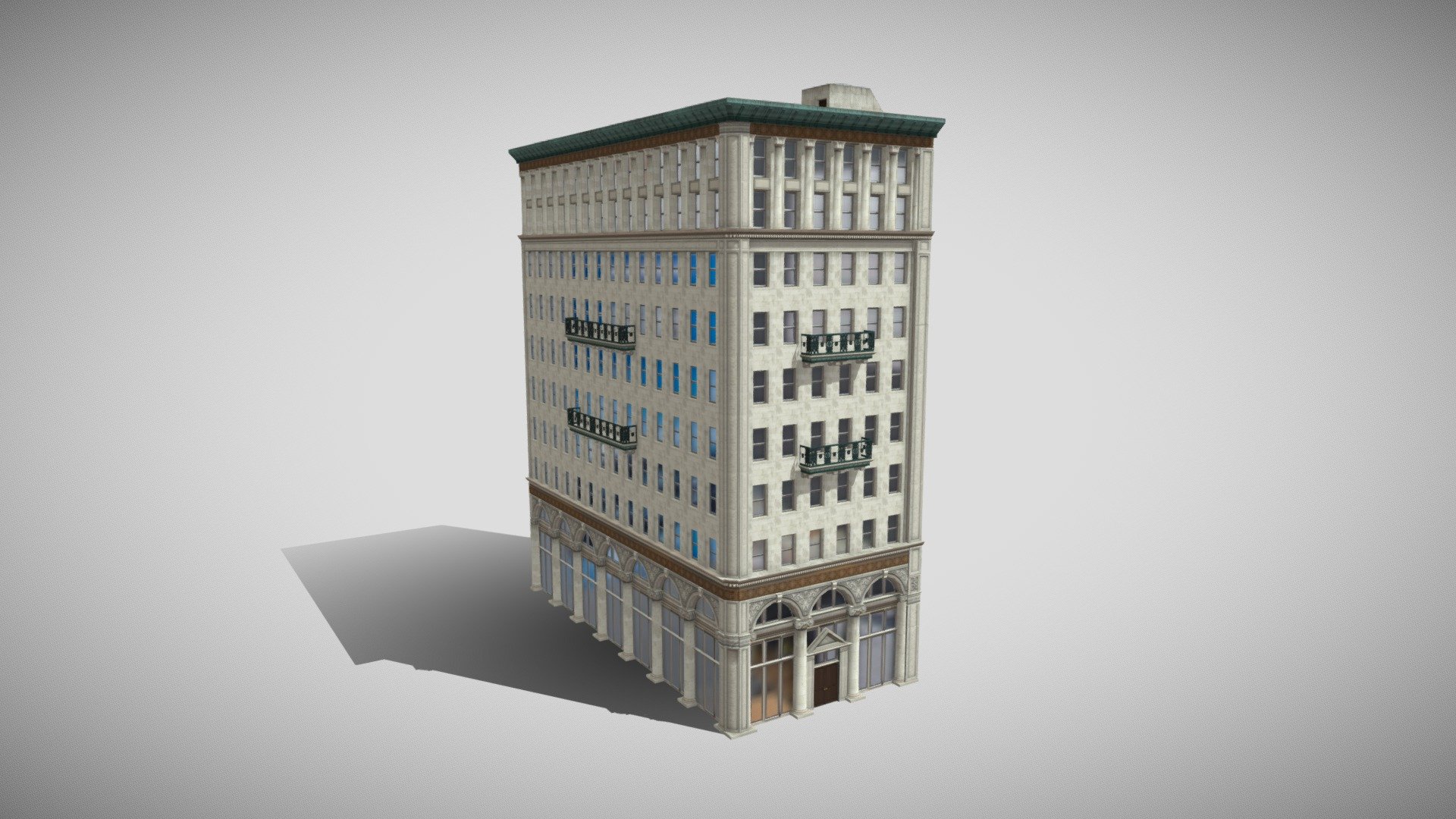 Gorham 1 V1 - New York Retro Collection - 3D model by Cucaracha (@jodurante) [e9ede22] - Sketchfab