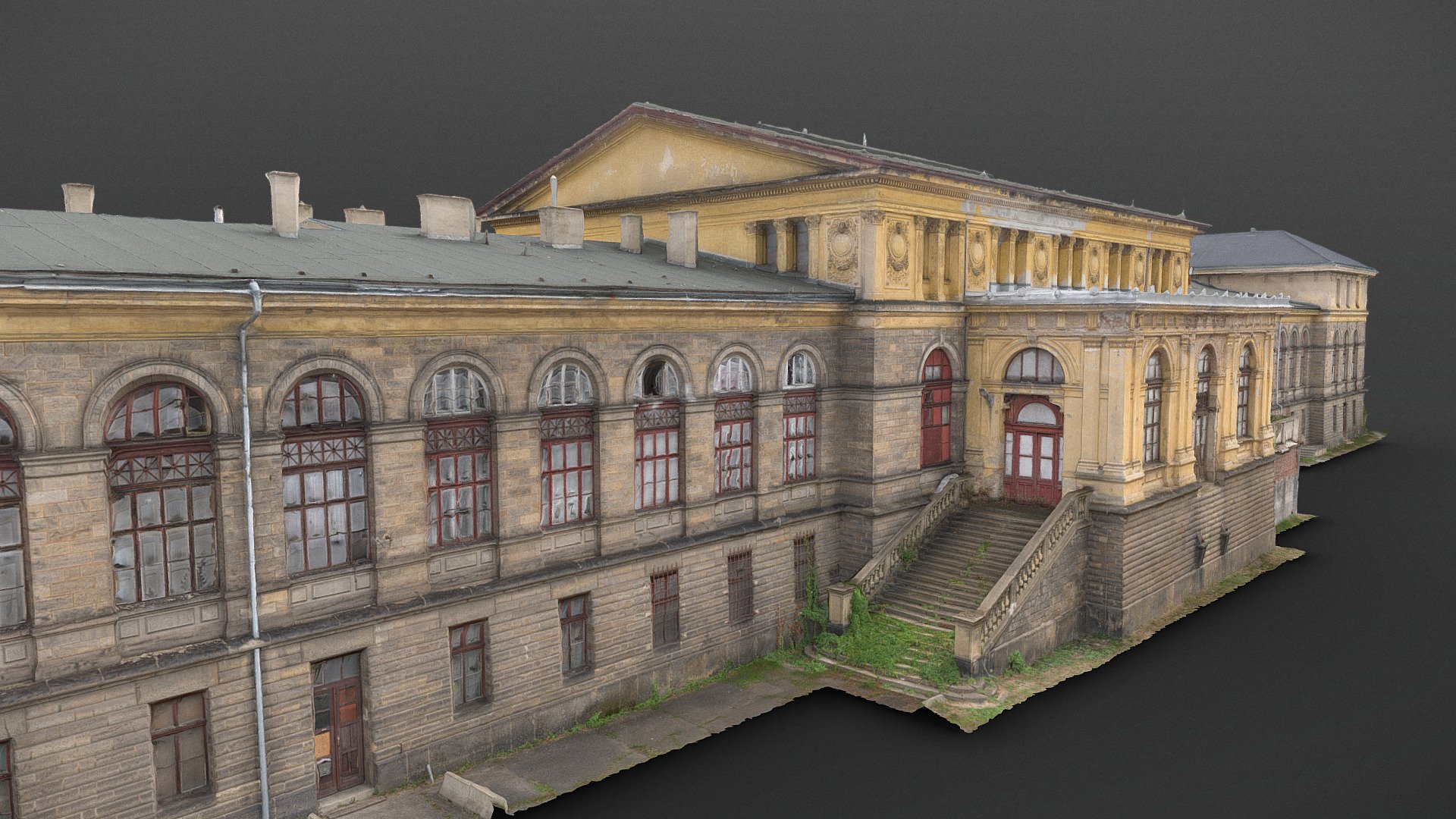 Imperial railway station ruin - Buy Royalty Free 3D model by ...
