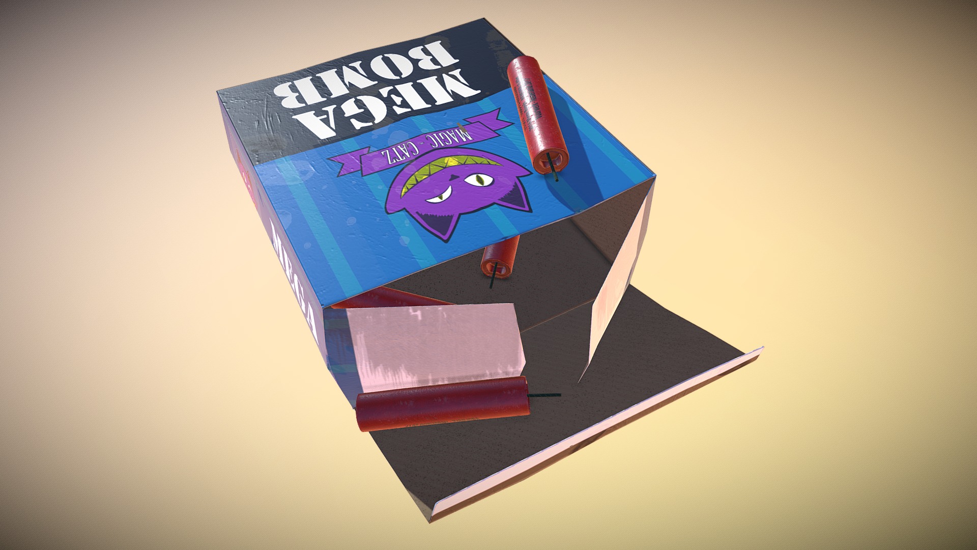 Firecracker Box - 3D model by Bart Weber Design (@Bart_Weber_Design ...
