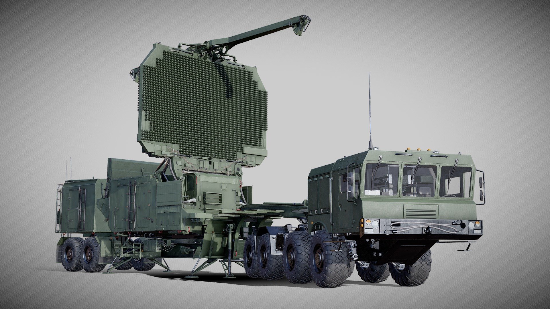 RLK Russian Military Radar Vehicle - 3D model by Gerhald [e9efb03 ...