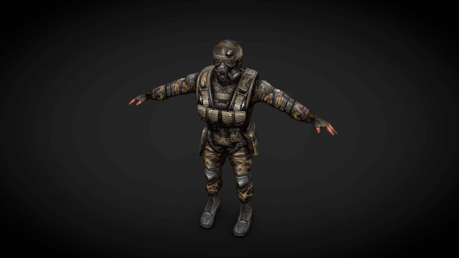 Soldier 3 - Download Free 3D model by 3D MODELES FROM S.T.A.L.K.E.R ...