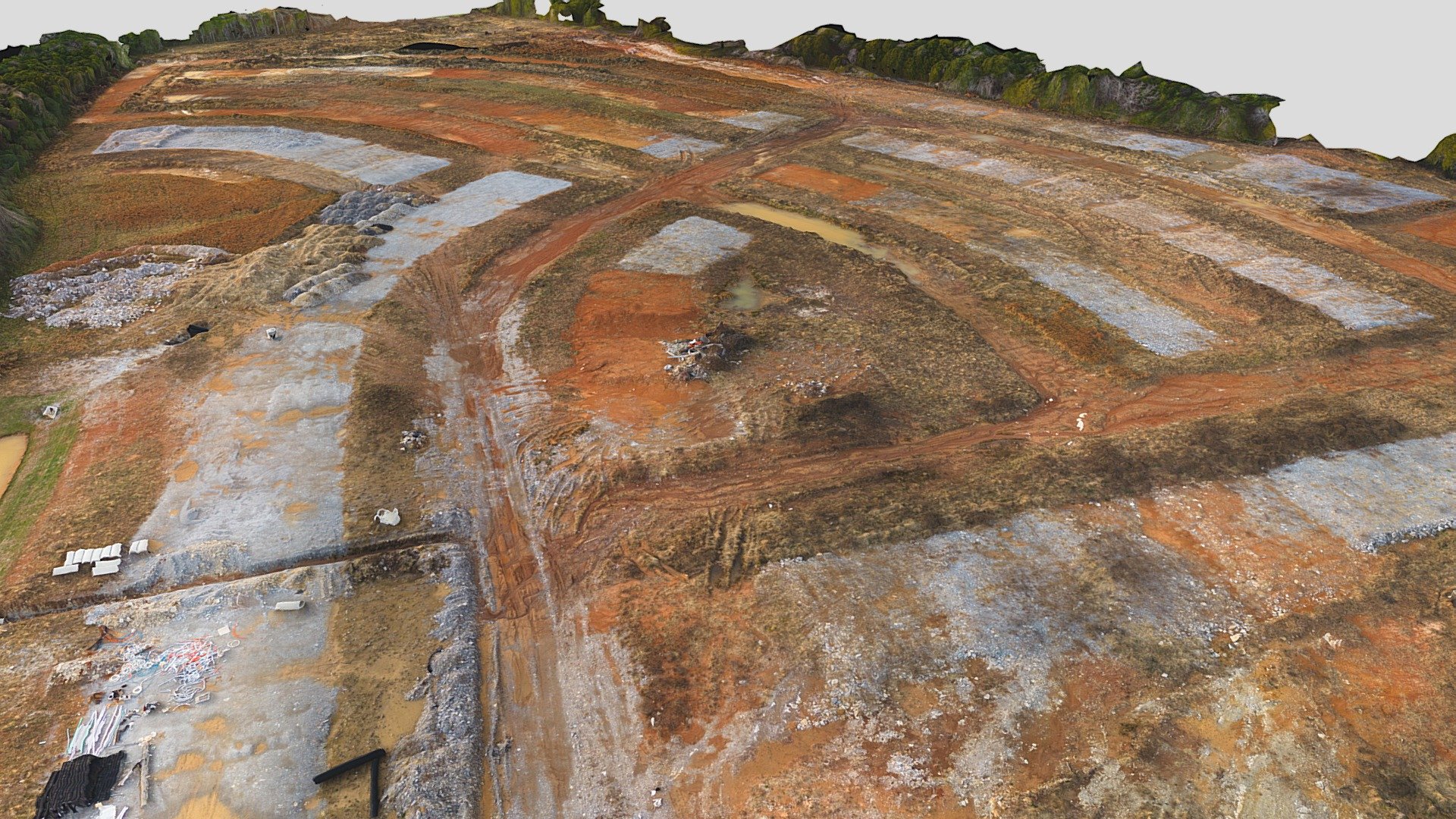 Richland Manor | Excavation 500k | FBX - Download Free 3D model by ...