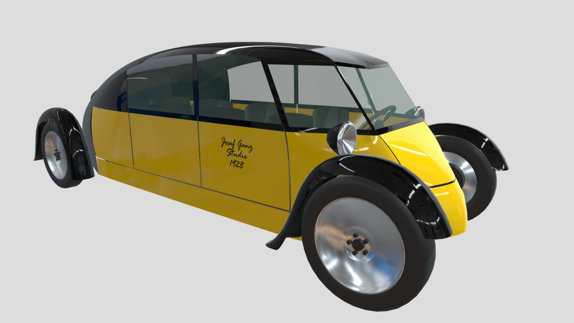 1928 Josef Ganz Studie - Download Free 3D model by Carrozze DÄULARI ...