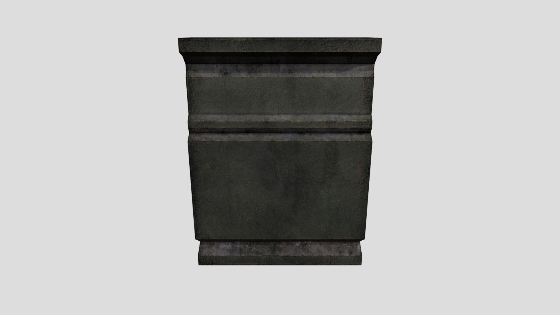 Wall section (Plain) - Download Free 3D model by Simon Gillespie ...