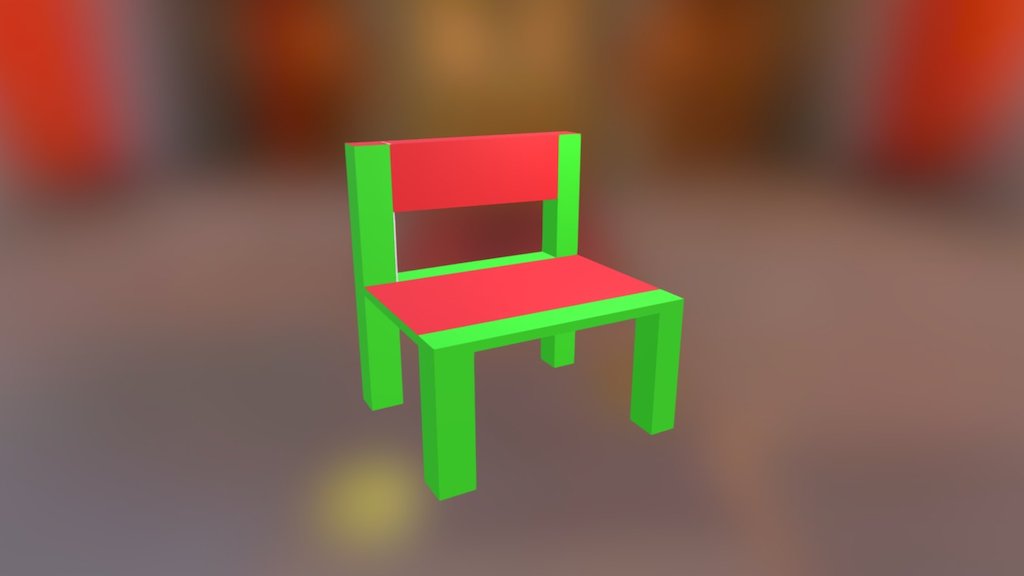 Kursi 3D - 3D model by Dian Sandriani (@DianSandriani) [e9f10ac ...